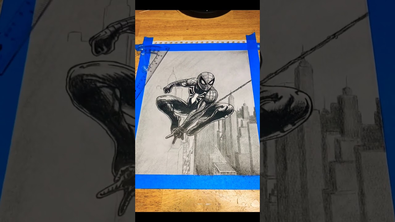 Spiderman #drawing #graphitepencil #art