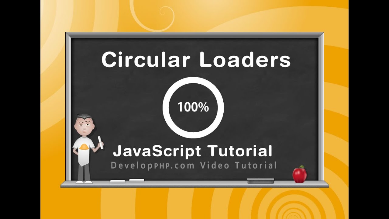 Circular Progress Loader Canvas JavaScript Programming Tutorial
