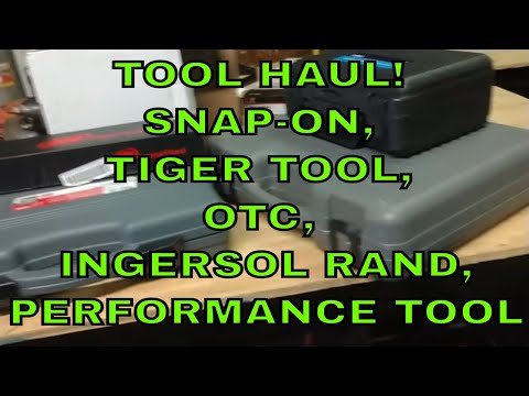 TOOL HAUL! SNAP ON, TIGER TOOL, IR, LISLE, OTC, PERFORMANCE TOOLS