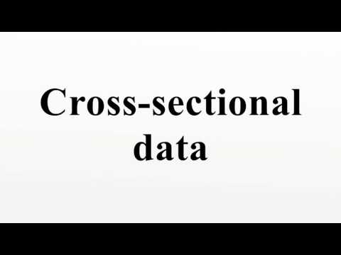 Cross-sectional data