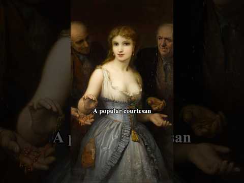 A popular courtesan (1830–1921) by Stéphane Baron.#art #history