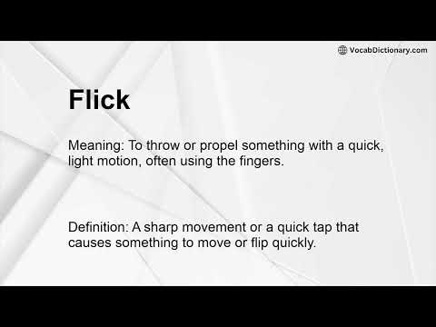 Flick Meaning