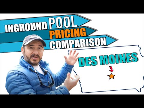 Inground Pool Cost Comparison; Des Moines