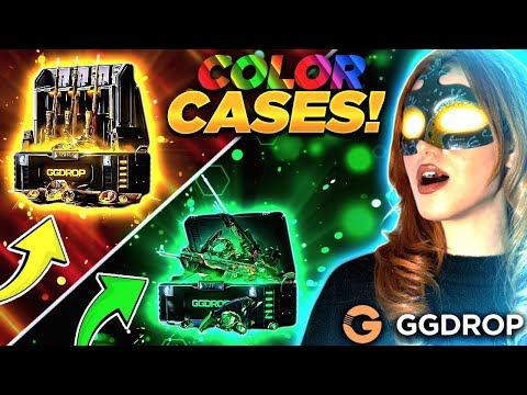 GGDROP COLOR CASES OPENING !! ?! | GGDROP PROMO CODE 2025 | GGDROP CASE OPENING |