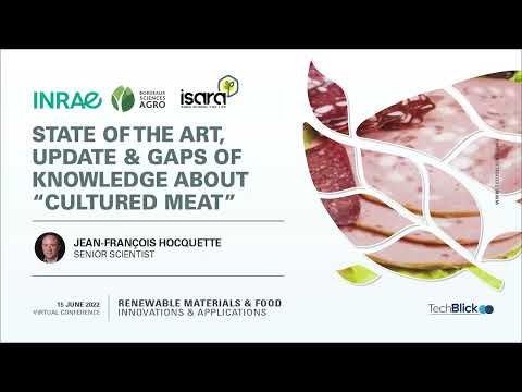 ISARA | State of the art, update and gaps of knowledge about "cultured meat"