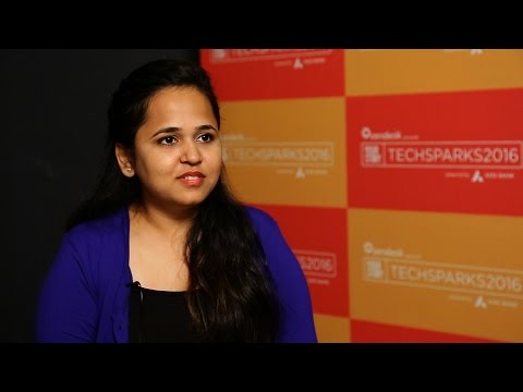 Co founder of AntCrawl Technologies, Anshuli Gupta with YourStory Media