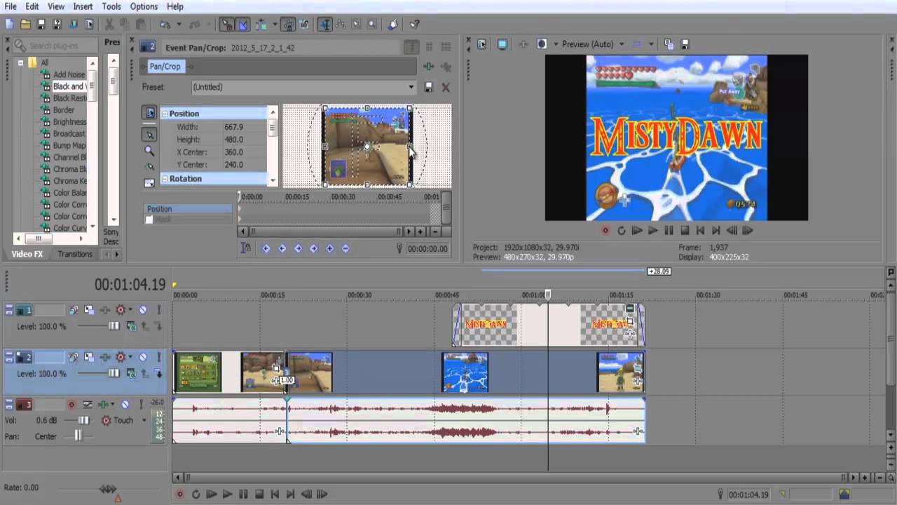 Tutorial #2 - The Basics on How to Use Sony Vegas Pro 11