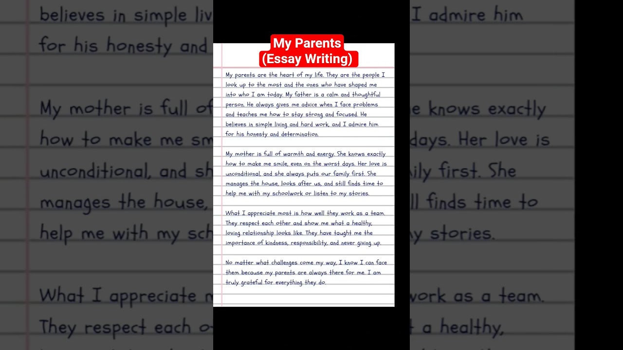 my parents essay writing #essaywriting #essay