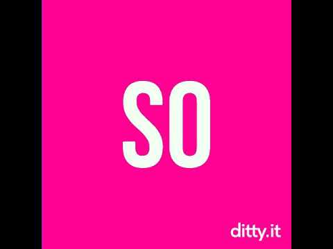 Ditty it
