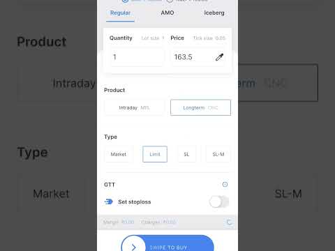 Buy 1st Stock in Zerodha Kite || Investment in Stock Market 🤝