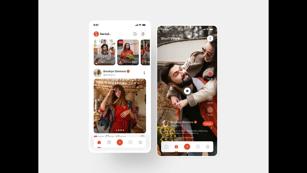 Social Media App UI Design | App UI Design | Figma UI Design | Social App Design | App UI Design