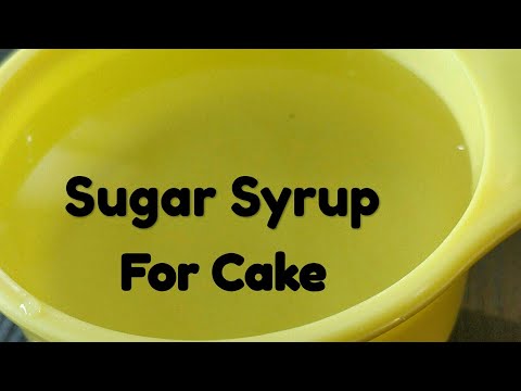 How to Make Sugar Syrup For Cake l Sugar Syrup For Cake