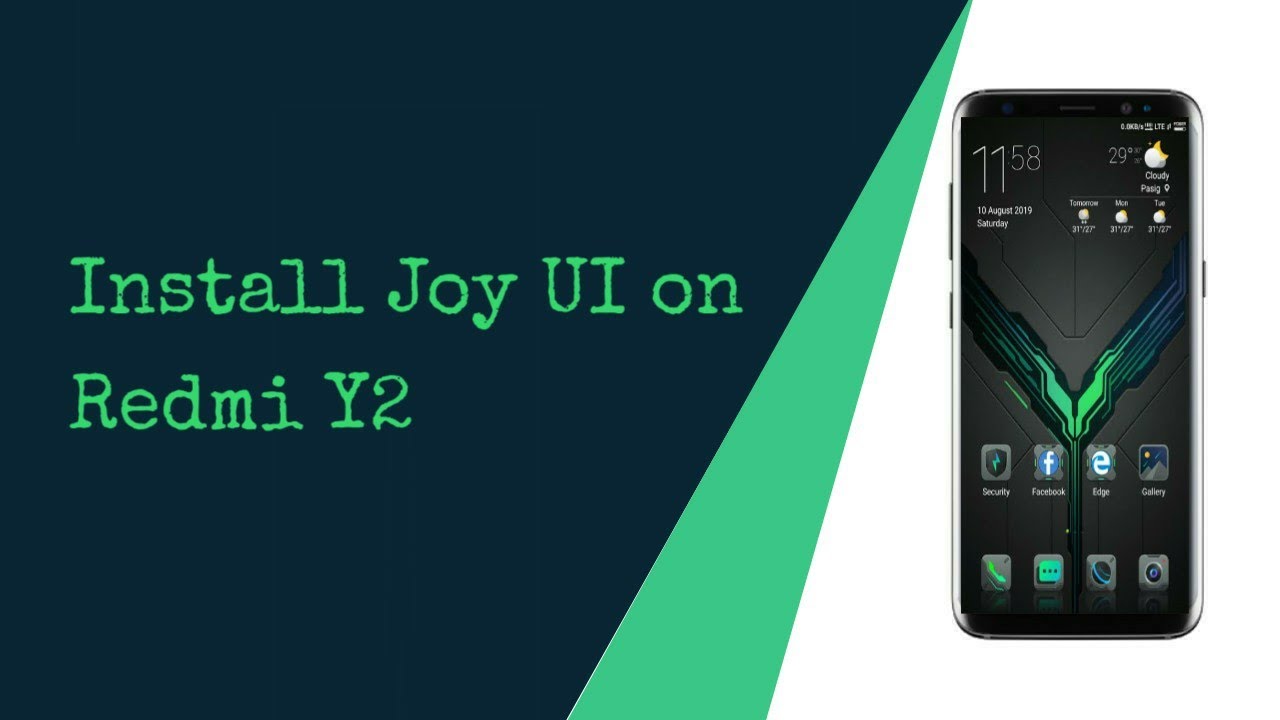 Install Joy UI on Redmi Y2 | Black Shark UI for Redmi Y2 | Techy Studio