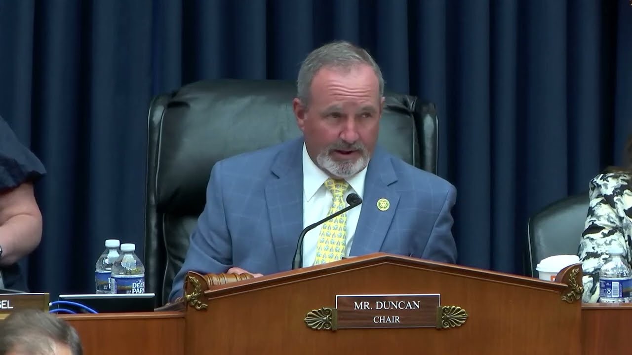 Congressman Duncan Discusses Enhancing Reliability and Efficiency to Power American Homes.