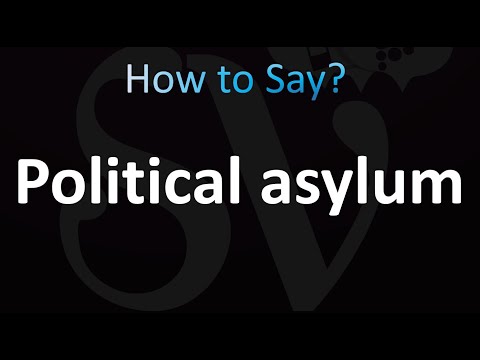 How to Pronounce Political asylum (correctly!)
