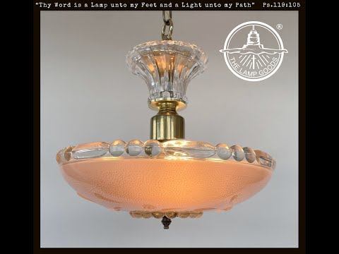 Historical 1940s chandelier.