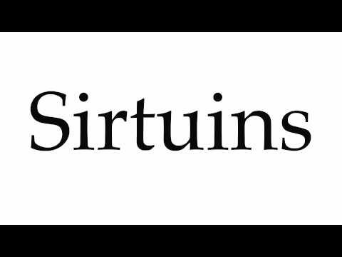 How to Pronounce Sirtuins
