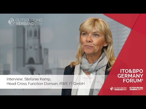 Interview Stefanie Kemp, RWE IT GmbH during ITO&BPO Germany Forum 2017, Berlin