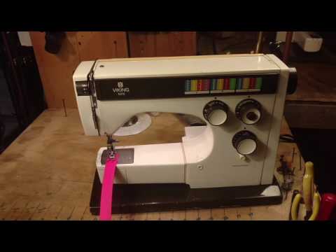 Husqvarna viking 6370 sewing machine demo, cams, 6000 series, 6450, 6570