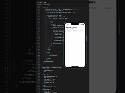 Episode 40 | Building Minimalistic Tabs with Icons in React Native