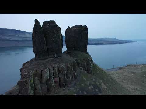 Twin Sisters at Touchet, Washington USA