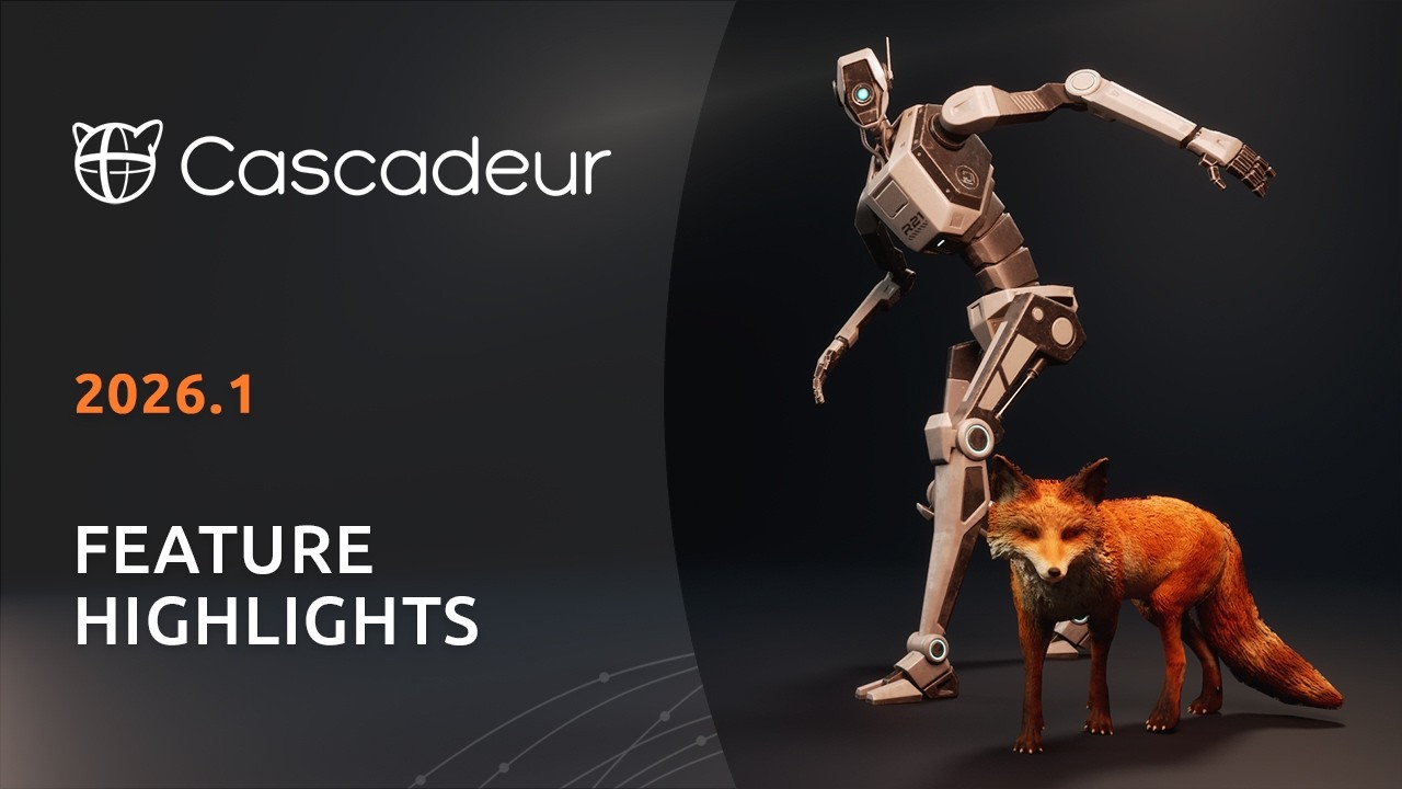 Cascadeur Feature Highlights 2026.1