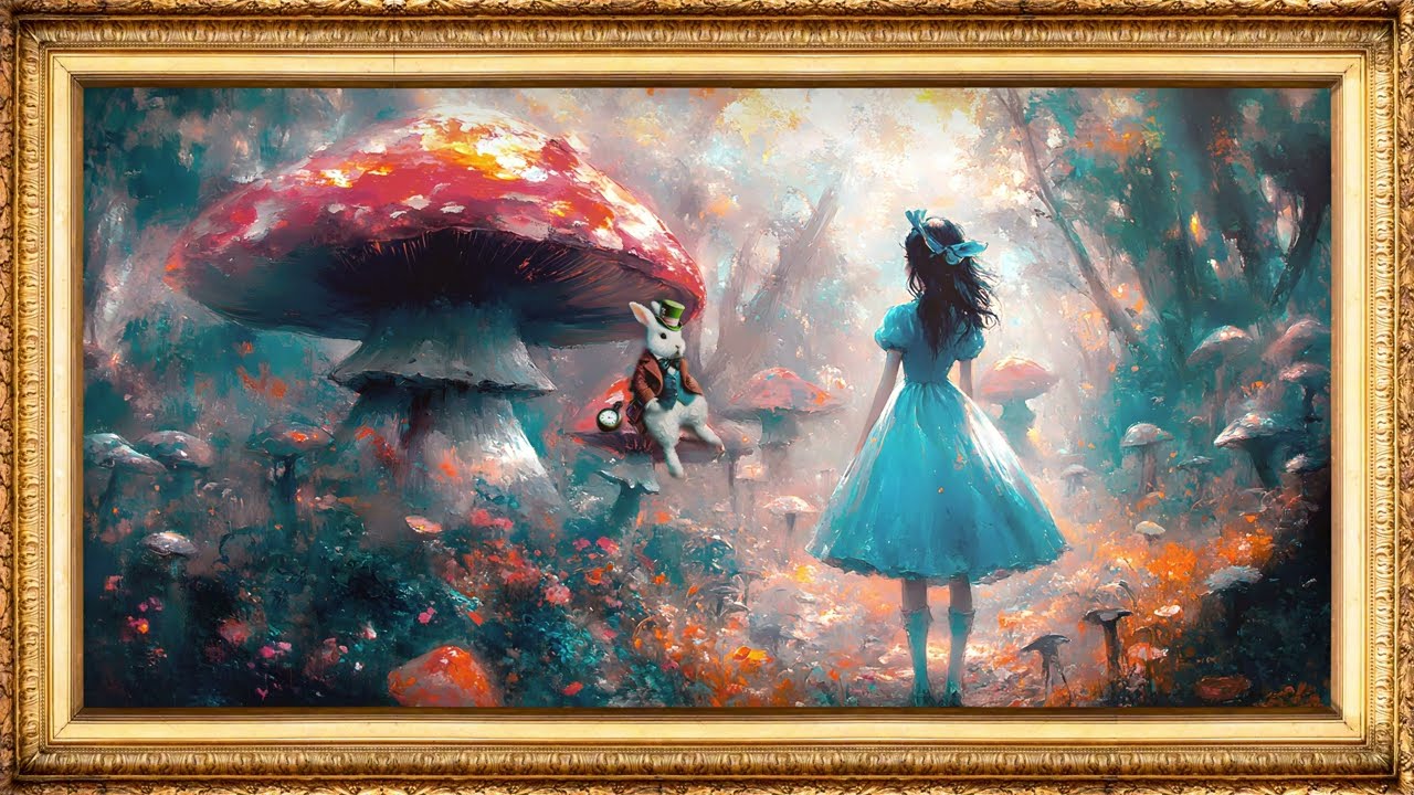 Frame ART TV  4K  Whimsical Alice in Wonderland Art | Fantasy Visuals for Relaxation |Silent Artwork