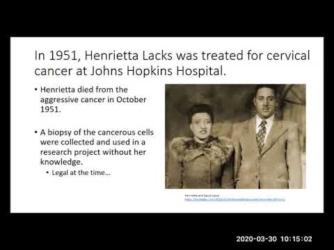 HeLa Cells were essential in the development of modern cell biology research