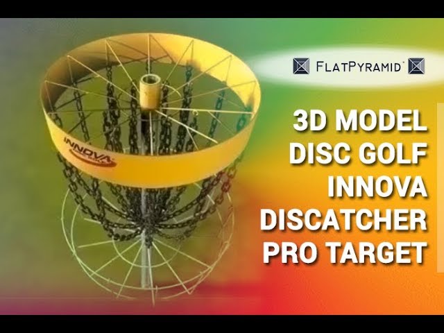 Disc Golf Innova DISCatcher Pro Target 3D Model - FlatPyramid