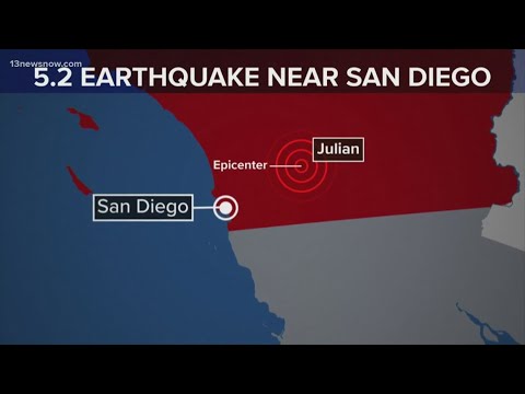 5.2 magnitude earthquake rattles southern California, near San Diego