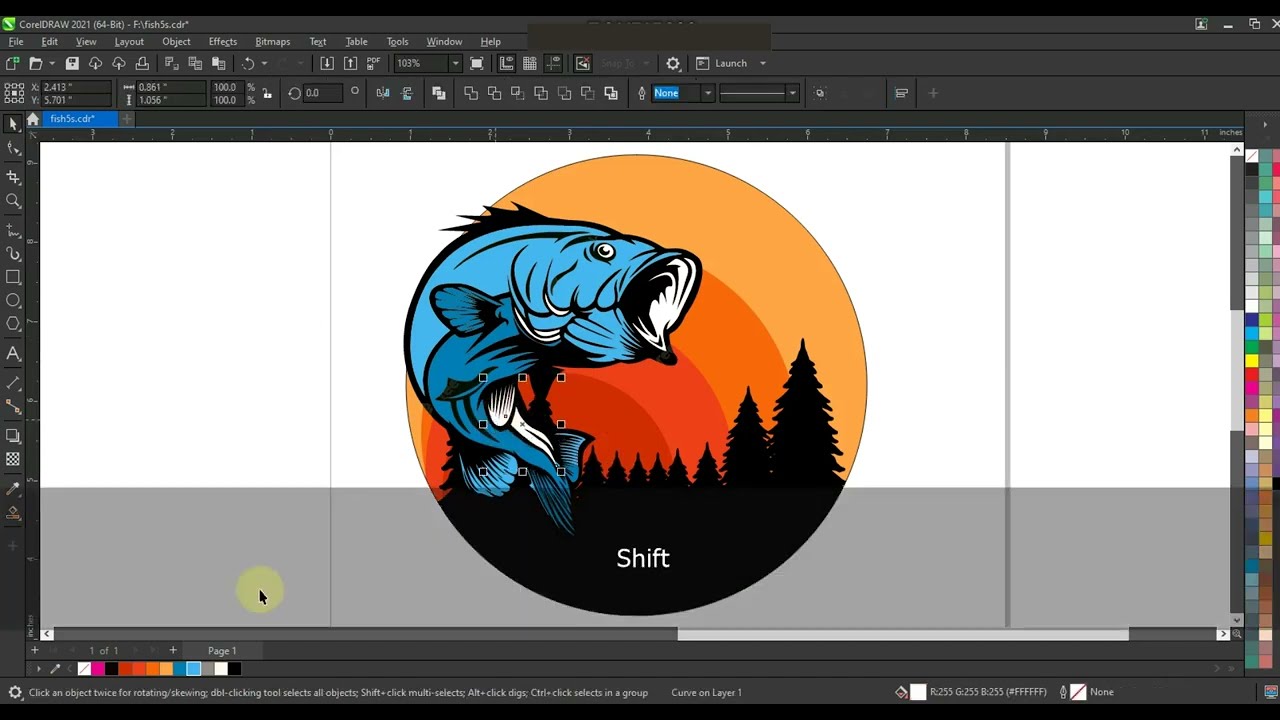 Fish Logo Vector Art, Icons, and Graphics for Experts & Beginners - Ahsan Sabri