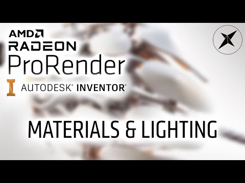 Materials & Lighting Setup 4/5 - AMD Radeon ProRender for Autodesk Inventor