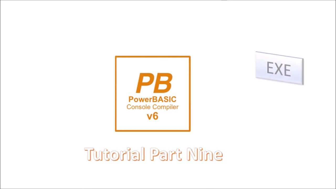PowerBasic Console Compiler tutorial Part 9 - Static Linked Libraries