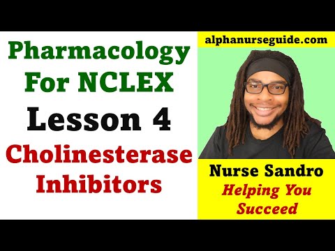 Pharmacology For NCLEX - Cholinesterase Inhibitors | Pharmacology Review For NCLEX, ATI, & Hesi Exam