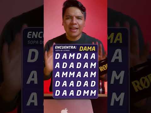 Sopa de Letras - Encuentra: DAMA