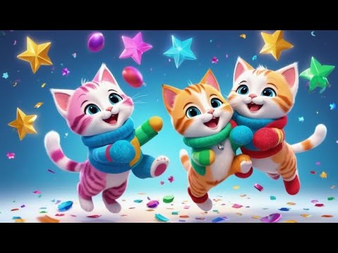 Kittens and Their Missing Mittens | Funny Cat Song for Kids | Cute Toddler Rhyme with a Twist
