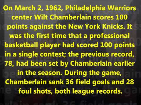 The Get A L.I.F.E. Show - This Day In History - March 2, 1962