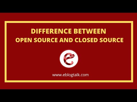 Difference Between Open Source and Closed Source | eBlogtalk
