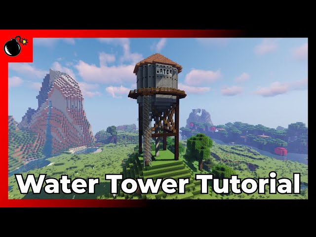 Water Tower (Build and Litematic) Minecraft Map