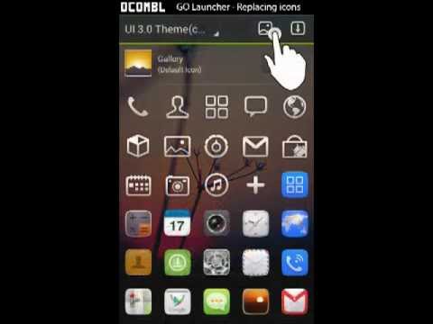 GOLAUNCHER - Manually change icons (Android 2.0+)