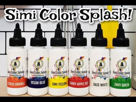 Simi Splash Coloring Tips for Isomalt