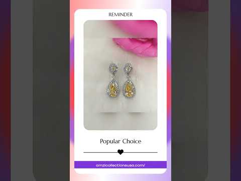 Modern Opulence CZ Dangler Earrings - SIA417857