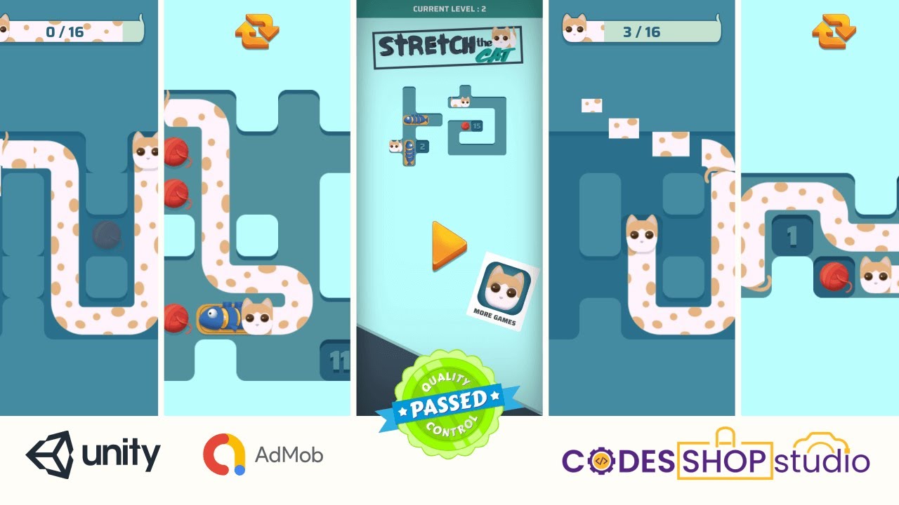 Stretch the Cat - Unity Source Code #animalgames #animals  #sourcecode #unitysourcecode