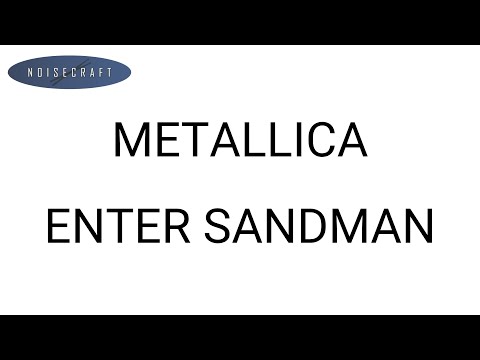 Metallica - Enter Sandman Drum Score