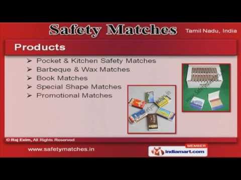 Pocket Safety Matches by Raj Exim, Madurai