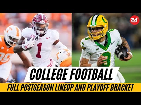 College Football Bowl Schedule 2024: Full Postseason Lineup and Playoff Bracket