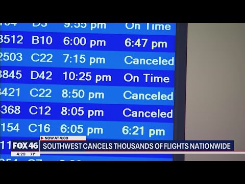 Charlotte Airport filled with stranded Southwest customers