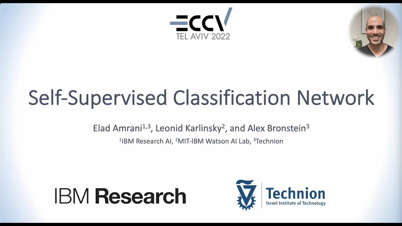 [ECCV 2022] Self-Supervised Classification Network