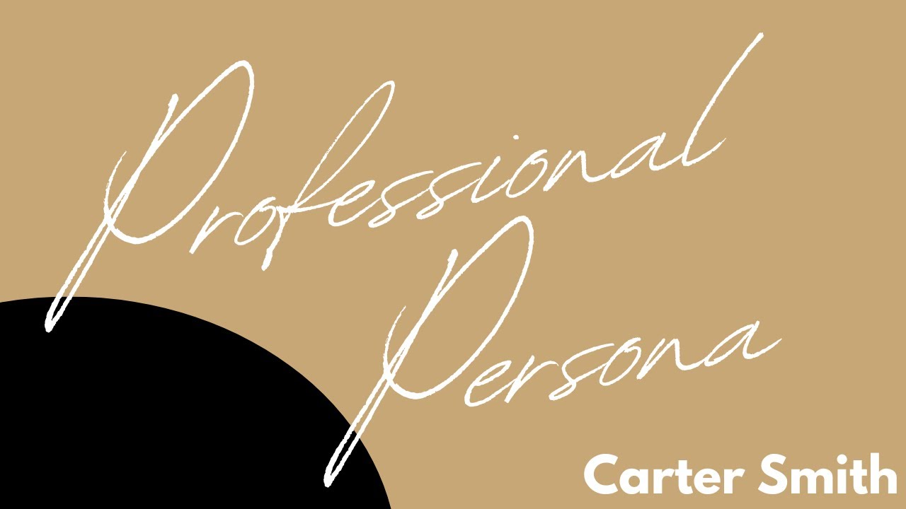 Carter Smith's Professional Persona