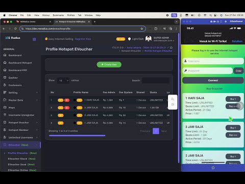 Login Page Payment Gateway Midtrans x EVoucher - #MSRadius #13